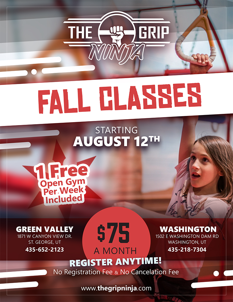 Fall Class Registration – The Grip Ninja